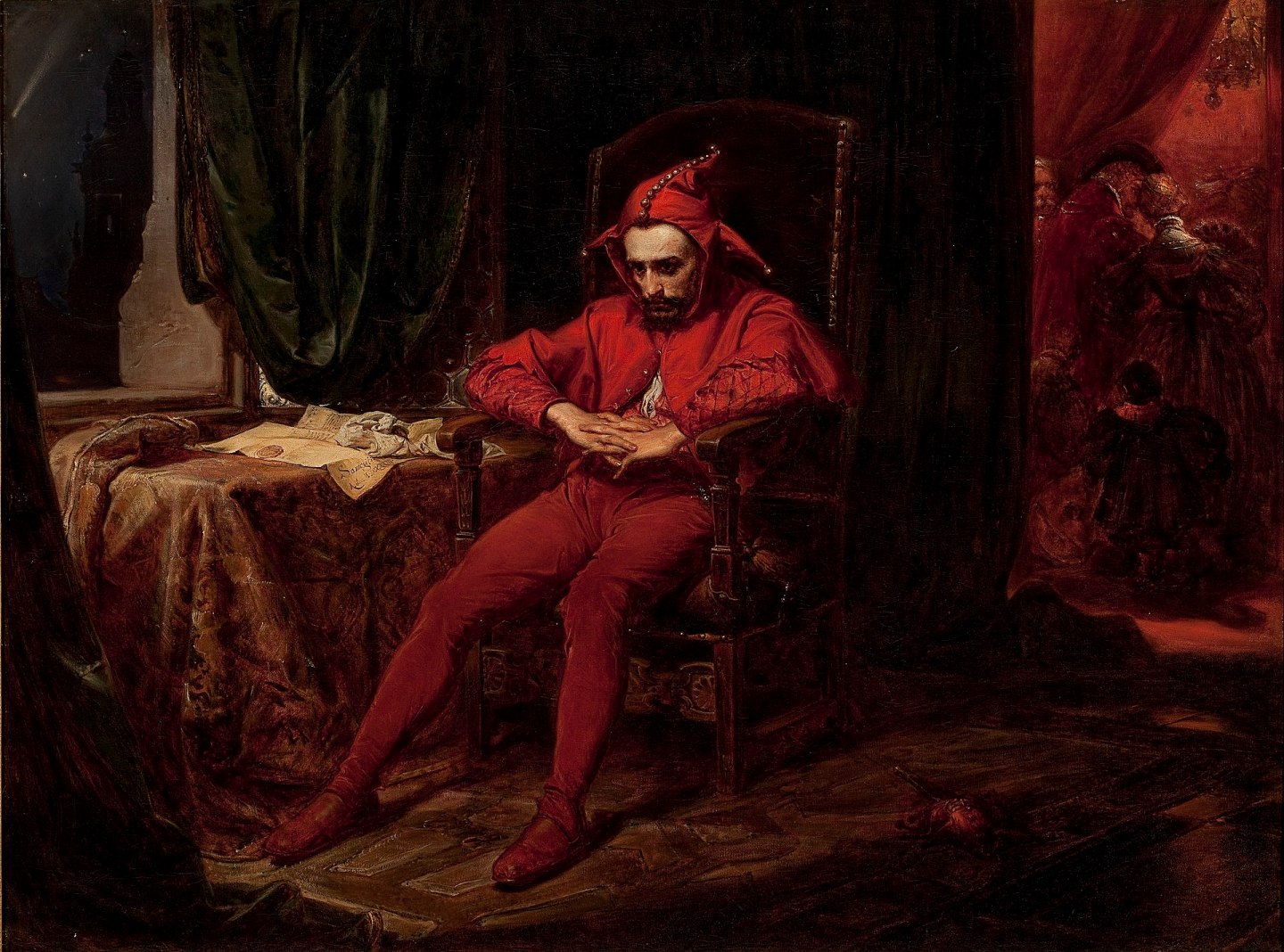 The Other Side of the Carnival: “Sad Jester” Art – Thoughts on Papyrus